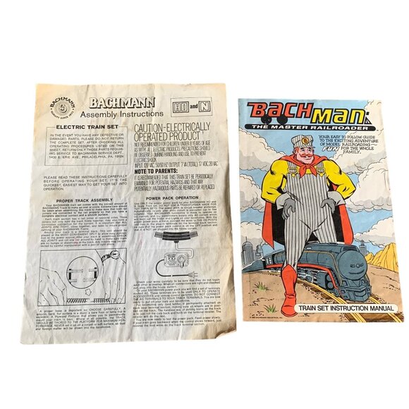 Bachmann | Toys | Bachmann Electric Train Set Assembly Instructions ...